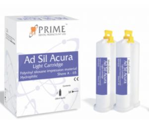 Prime Dental Adsil Acura Light Body Cartridge